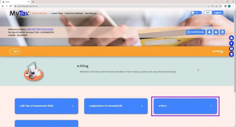 Steps To Submit Borang E Cp8d Aip Technology