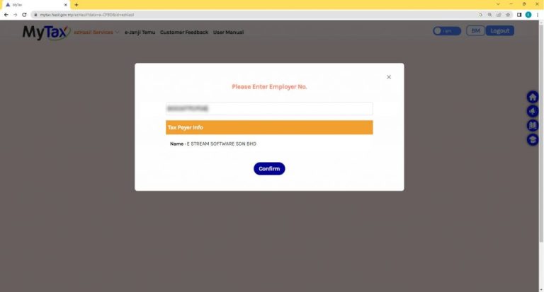 Steps To Submit Borang E Cp8d Aip Technology